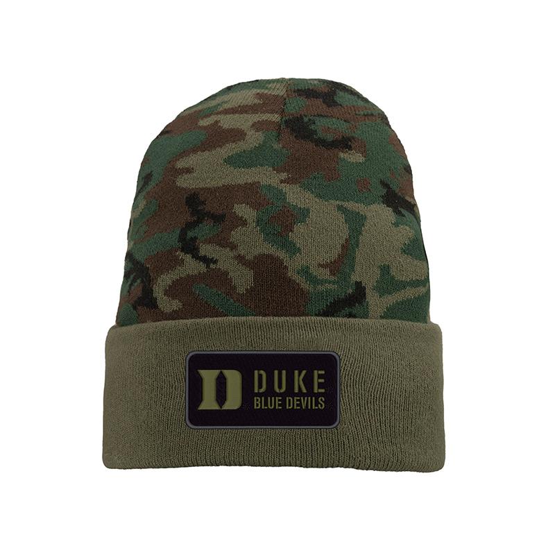 Duke® Cuffed Camo Logo Beanie by Nike®