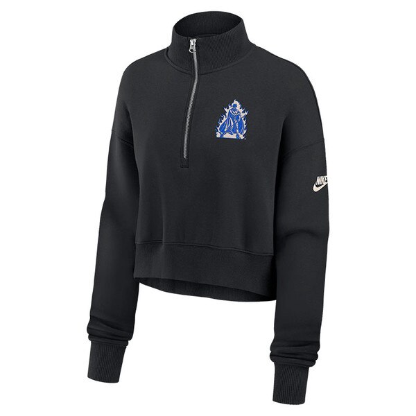 Women's Duke® Blue Devil Fleece Legacy Crop 1/2 Zip by Nike®