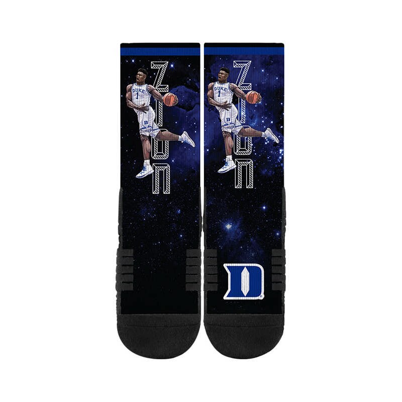 Duke® Zion Williamson Galaxy Socks by Strideline | Duke Stores