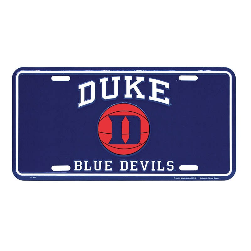 Arch Duke® Blue Devils License Plate | Duke Stores