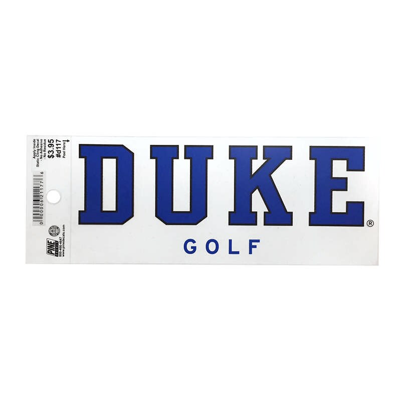 Duke® Golf Static Cling Decal | Duke Stores