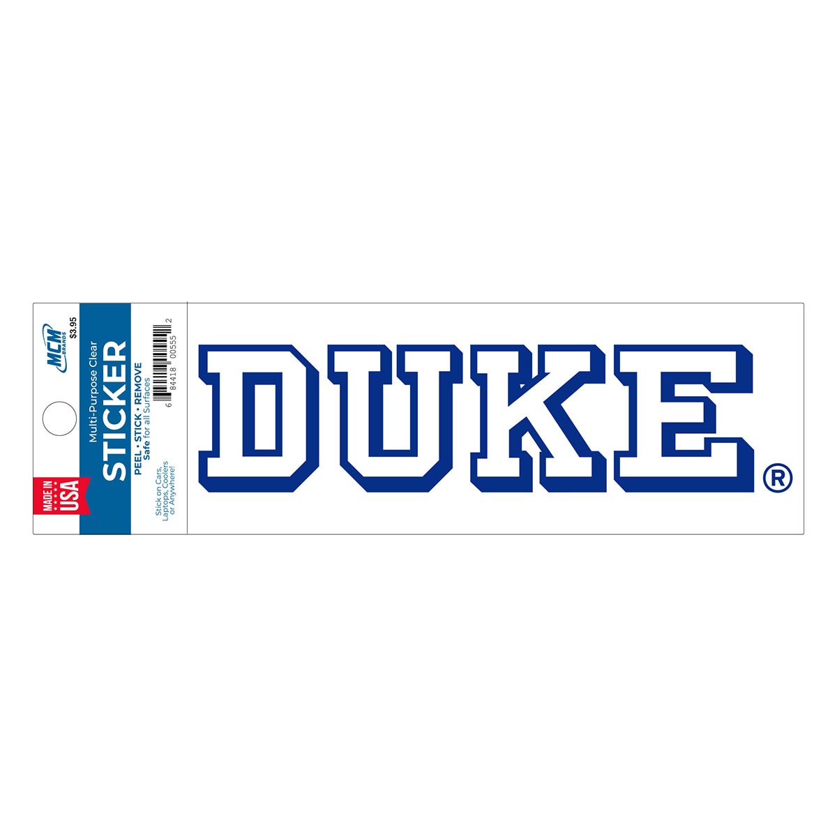 Block Duke® Decal | Duke Stores