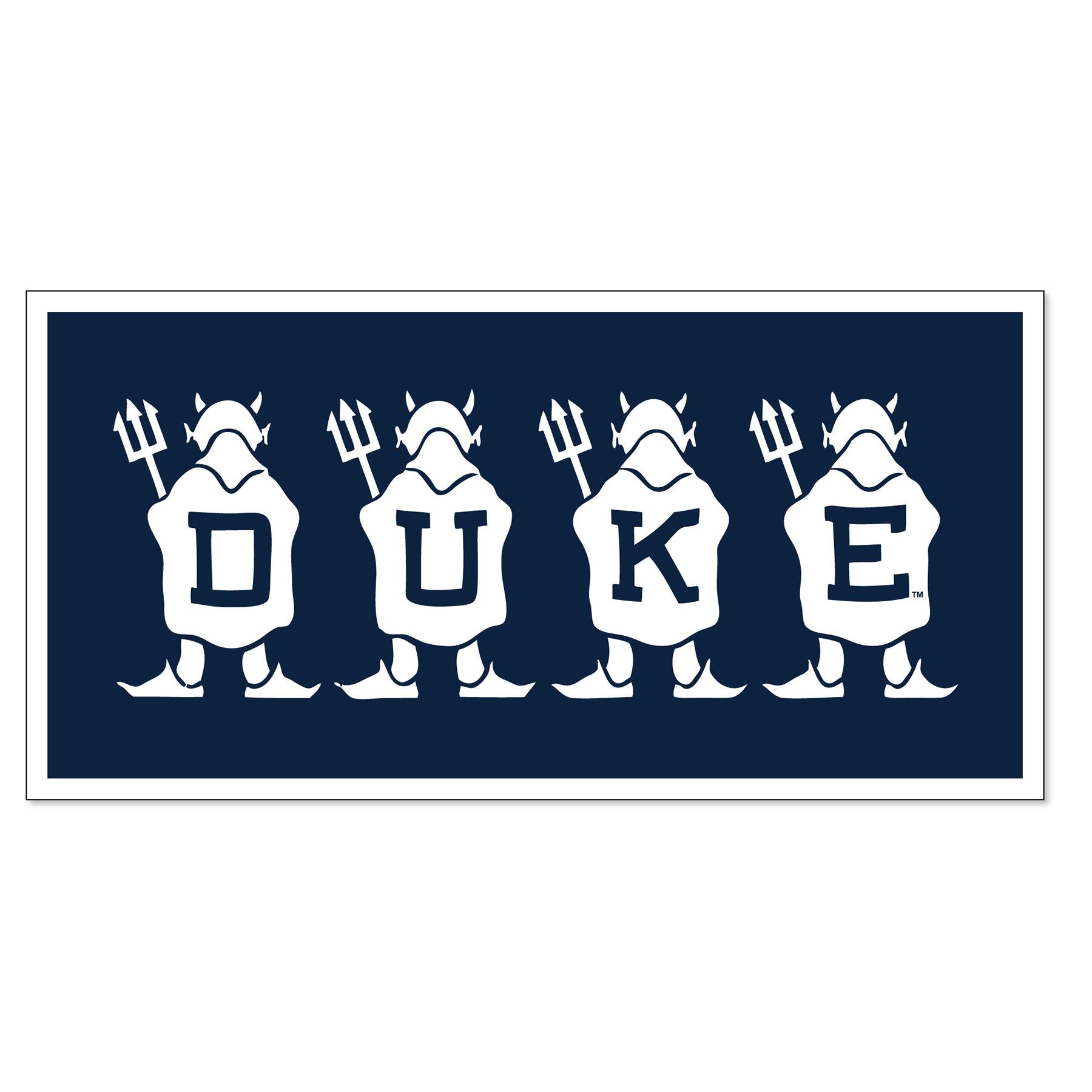 Standing Blue Devil Banner