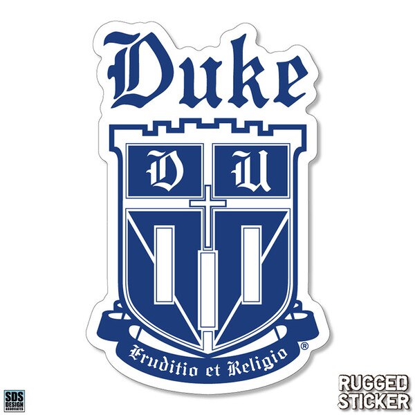 Gothic Duke® Shield 2" Rugged Sticker