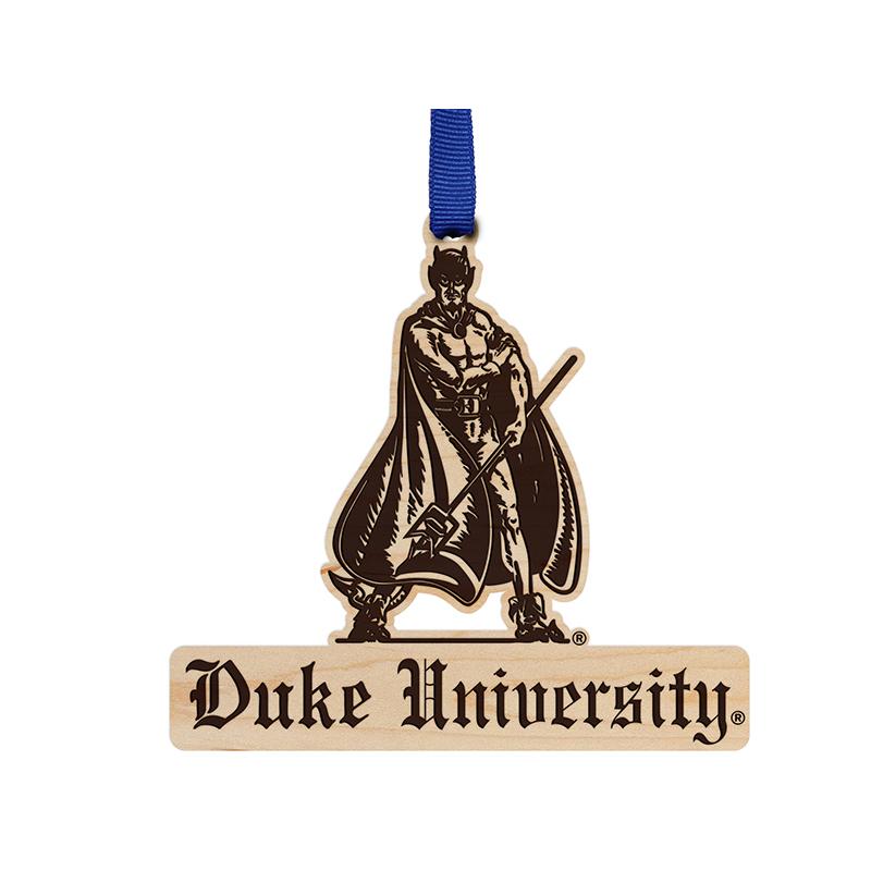 Maple Wood Standing Devil Gothic Duke® Ornament