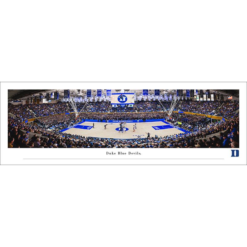 Duke® Blue Devils Basketball Panorama - Unframed (Special Order)