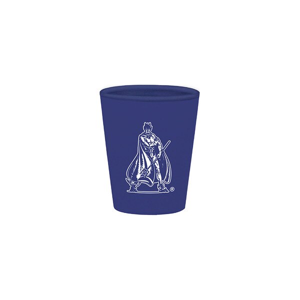 Opaque Duke® Standing Blue Devil Shot Glass